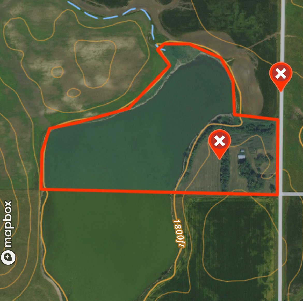 HLRBO Hunting Lease - 40 acres in Kingsbury County,South Dakota