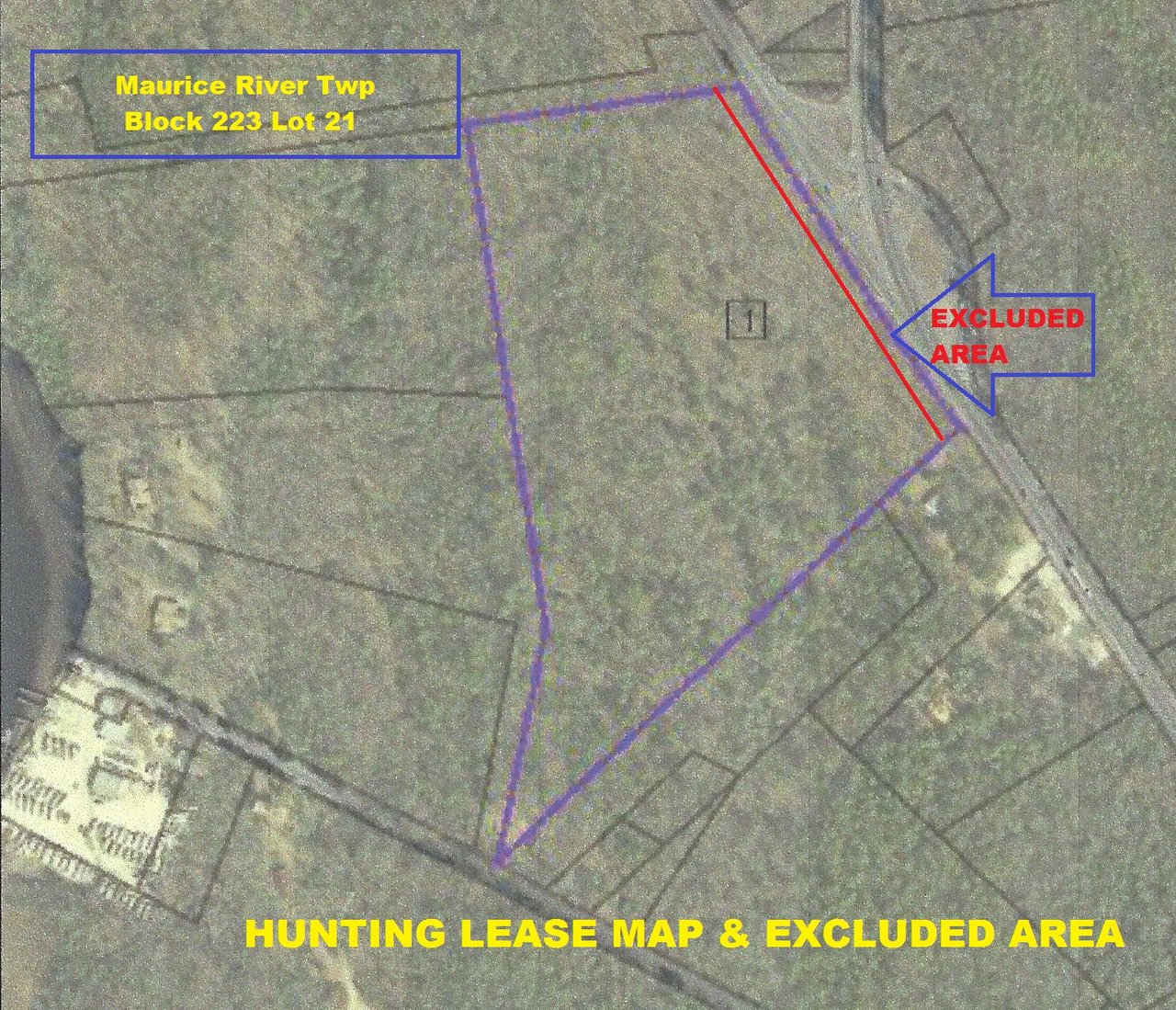 HLRBO Hunting Lease - 19 acres in Cumberland County,New Jersey