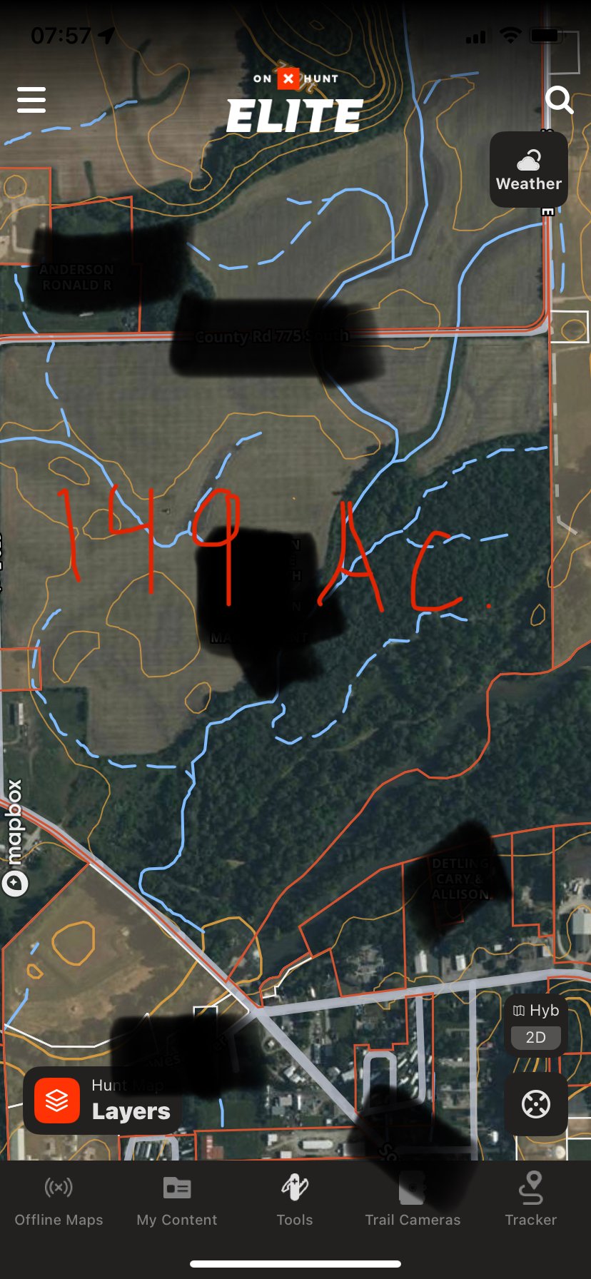 HLRBO Hunting Lease - 149 acres in Johnson County,IN