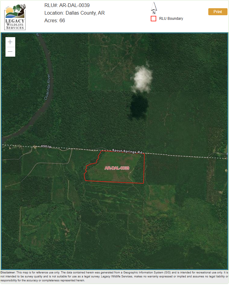 HLRBO Hunting Lease - 66 acres in Arkansas County,AR